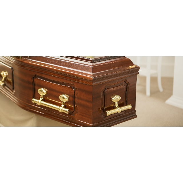 High polished coffin handle set 1006 with T bar and steel bar - Virtue ...