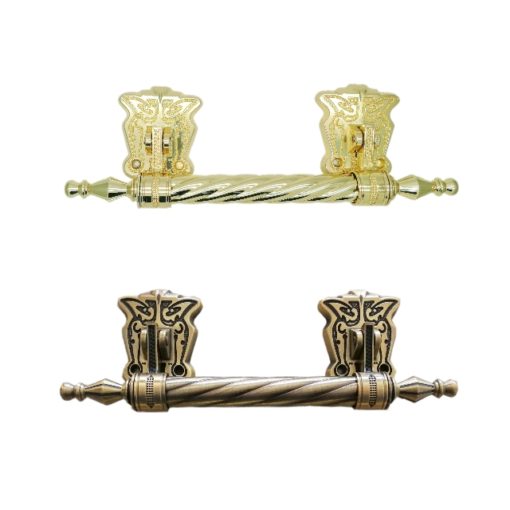 Plastic coffin handle set 9005 in ABS material and gold color