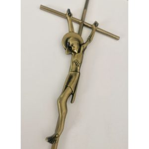 Double Steel Wire 6mm Metal Cross 8041 Funeral Coffin Decoration